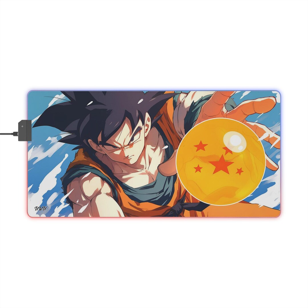 Dragon Ball Z Ep.2 LED Gaming Mouse Pad, Dragon Ball Z Anime LED, Goku ...
