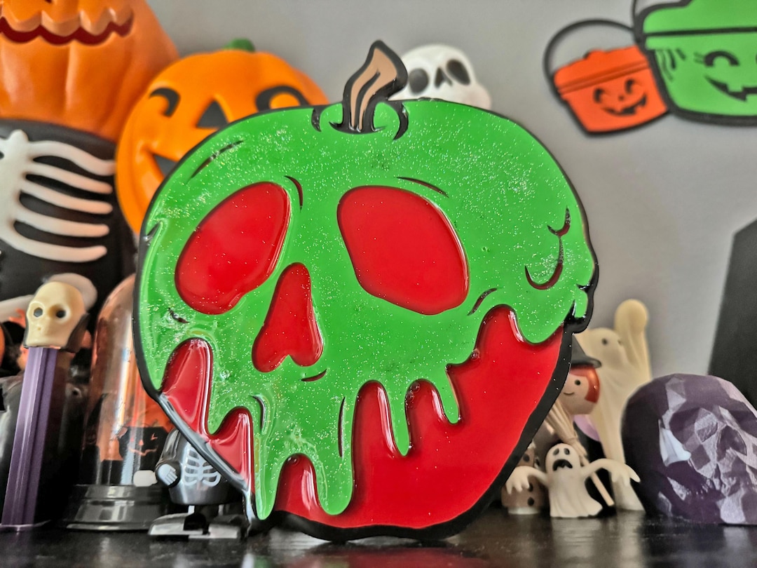Poison Apple Wall Decor, Poisoned Apple Decor, Evil Queen Poison Apple ...