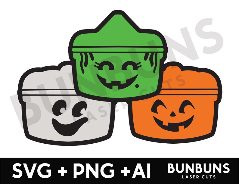 Happy Meal Bucket 90's, Boo Meal Witch Ghost Pumpkin File Only No ...