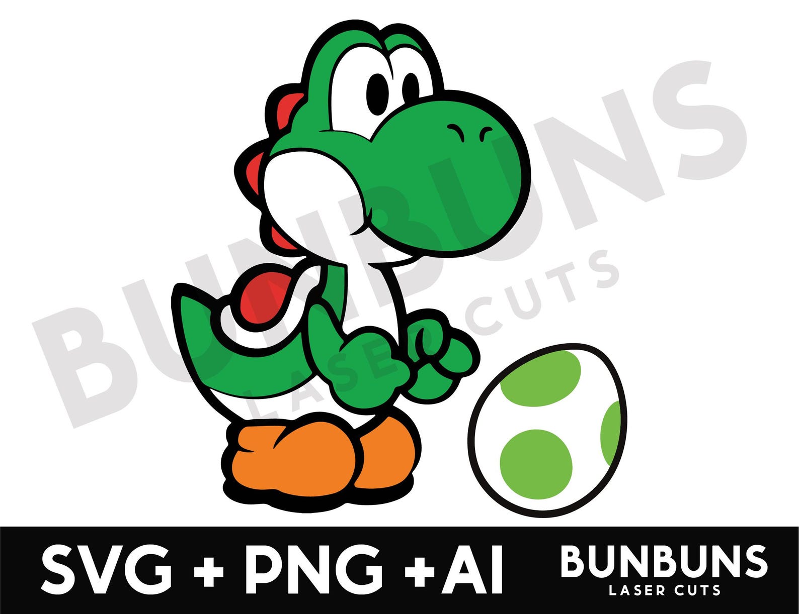 Yoshi SVG, Yoshi Layered SVG, Super Mario Bros Cut Files, Yoshi Cut ...