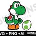 Yoshi SVG, Yoshi Layered SVG, Super Mario Bros Cut Files, Yoshi Cut ...