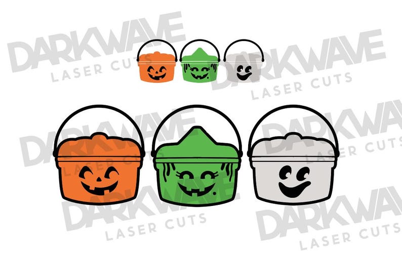 Happy Meal Bucket 90's, Boo Meal Witch Ghost Pumpkin File Only No ...