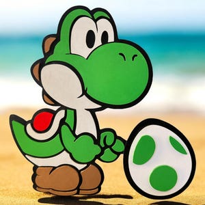 Yoshi SVG, Yoshi Layered SVG, Super Mario Bros Cut Files, Yoshi Cut ...