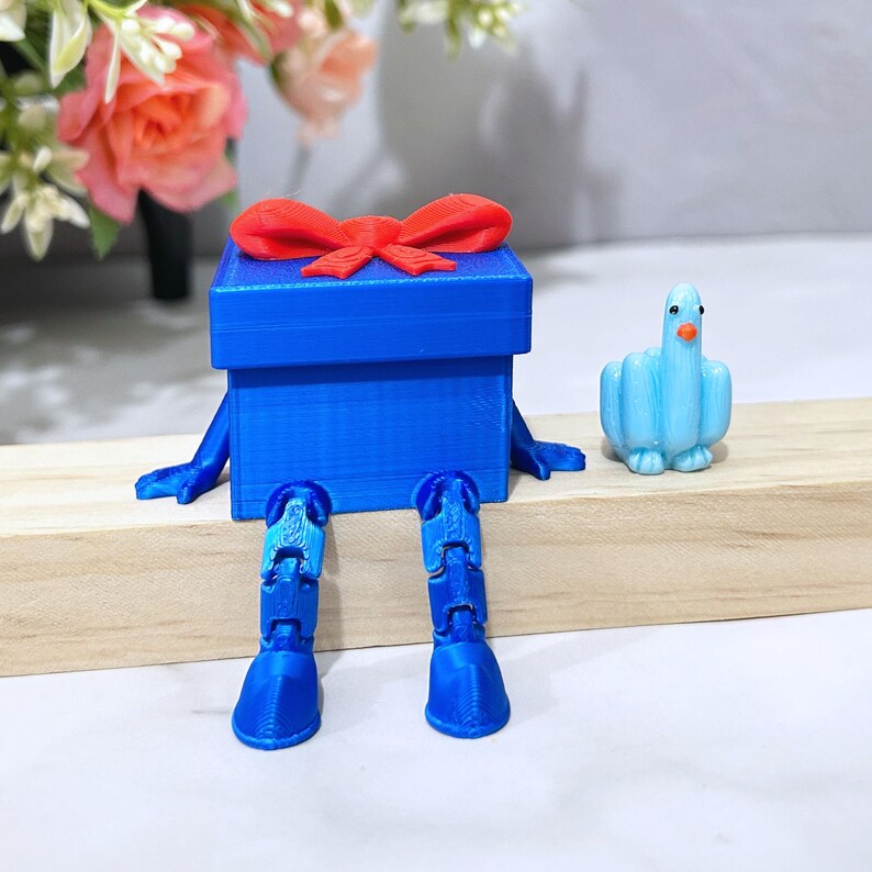 3D Printing Articulated Valentine's Day Gift Box,hidden Middle Finger ...