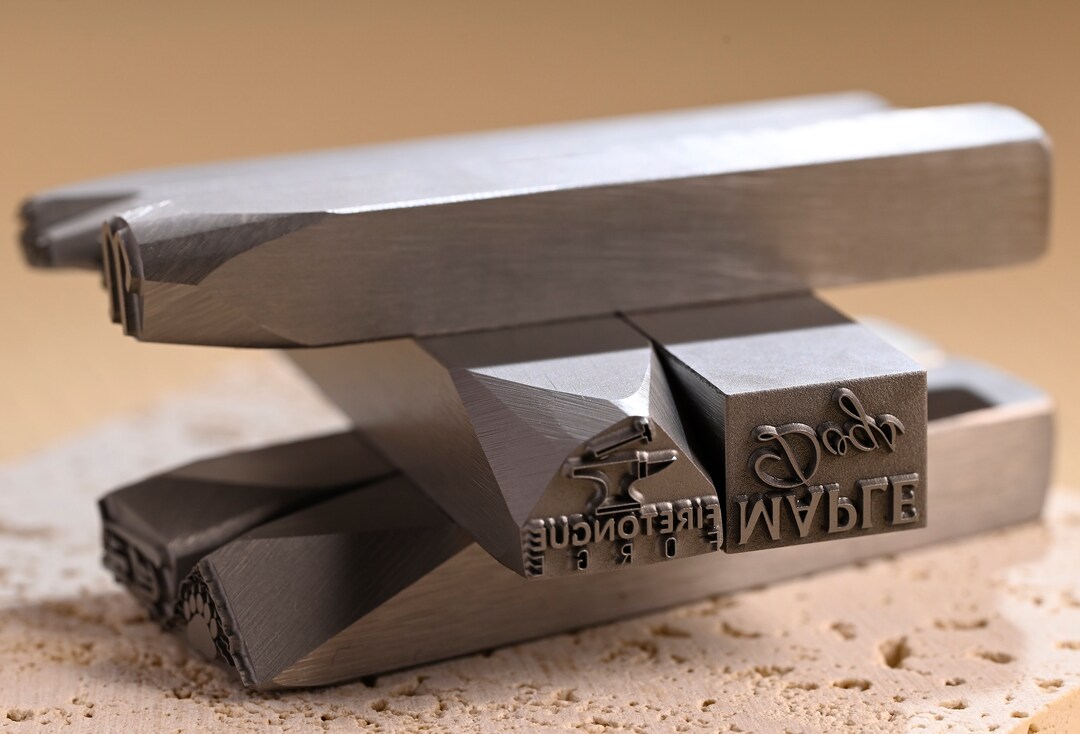 Custom Blacksmith Punch, Metal Touchmark Knife Stamp, Custom Logo Stamp ...