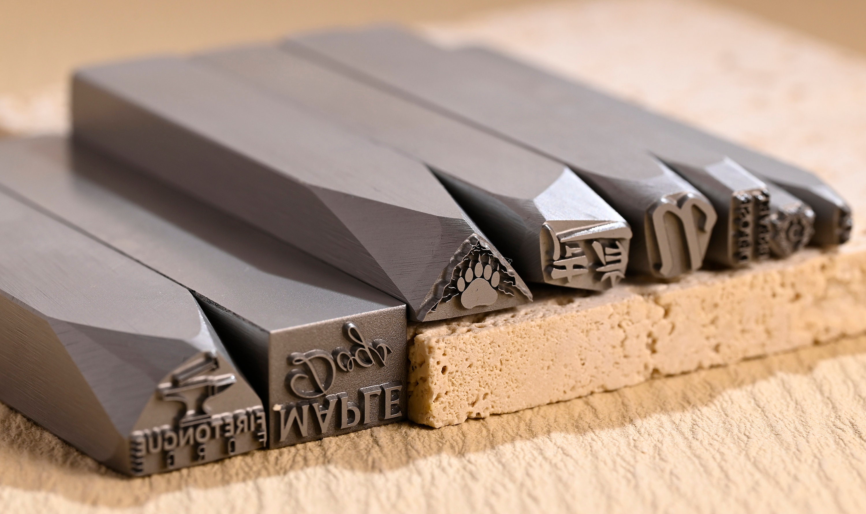 Custom Metal Stamps for Jewelry, Custom Steel Blacksmiths Touchmark ...