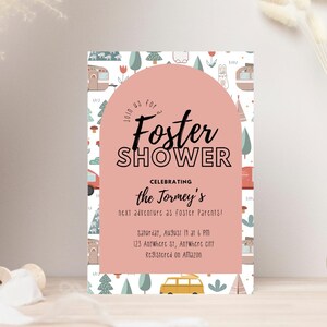 EDITABLE Foster Shower Invitation, Foster Parent Baby Shower, Baby ...