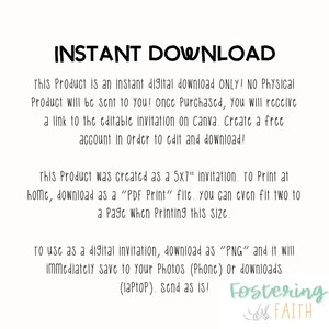 EDITABLE Foster Shower Invitation, Foster Parent Baby Shower, Baby ...