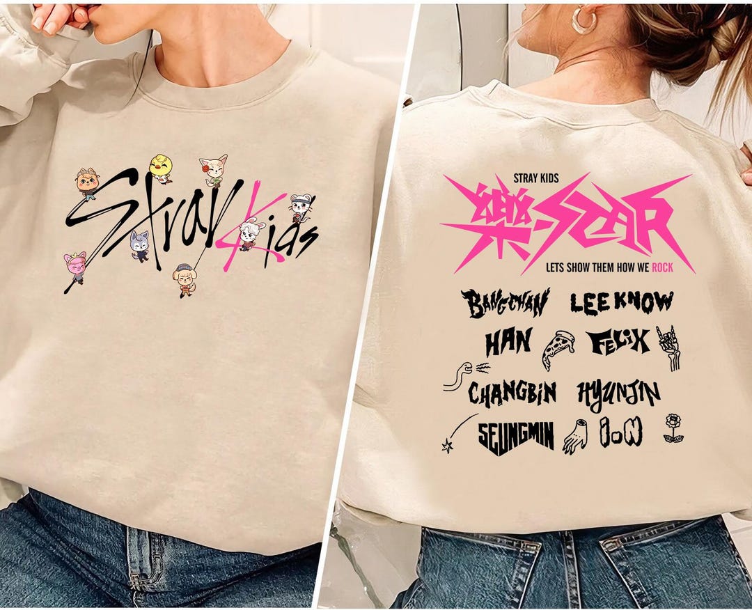 Stray Kids Kpop Shirts, Stray Kids Merch, SKZ Shirts, Stray Kids Logo ...