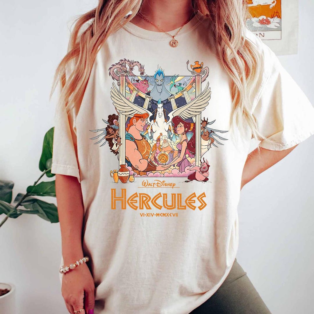 Retro 90's Disney Hercules Shirt, Disney Hercules Shirt, Hercules 1997 ...