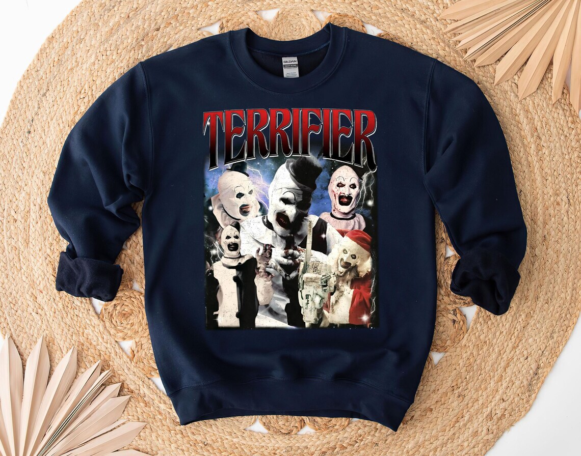 Terrifier Vintage 90s Png, Terrifier Bootleg Rap Png, Terrifier Vintage ...