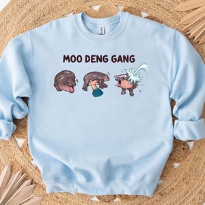Moo Deng Gang Png, Moo Deng Png, Hippo Lover Png, Funny Baby Hippo Moo ...