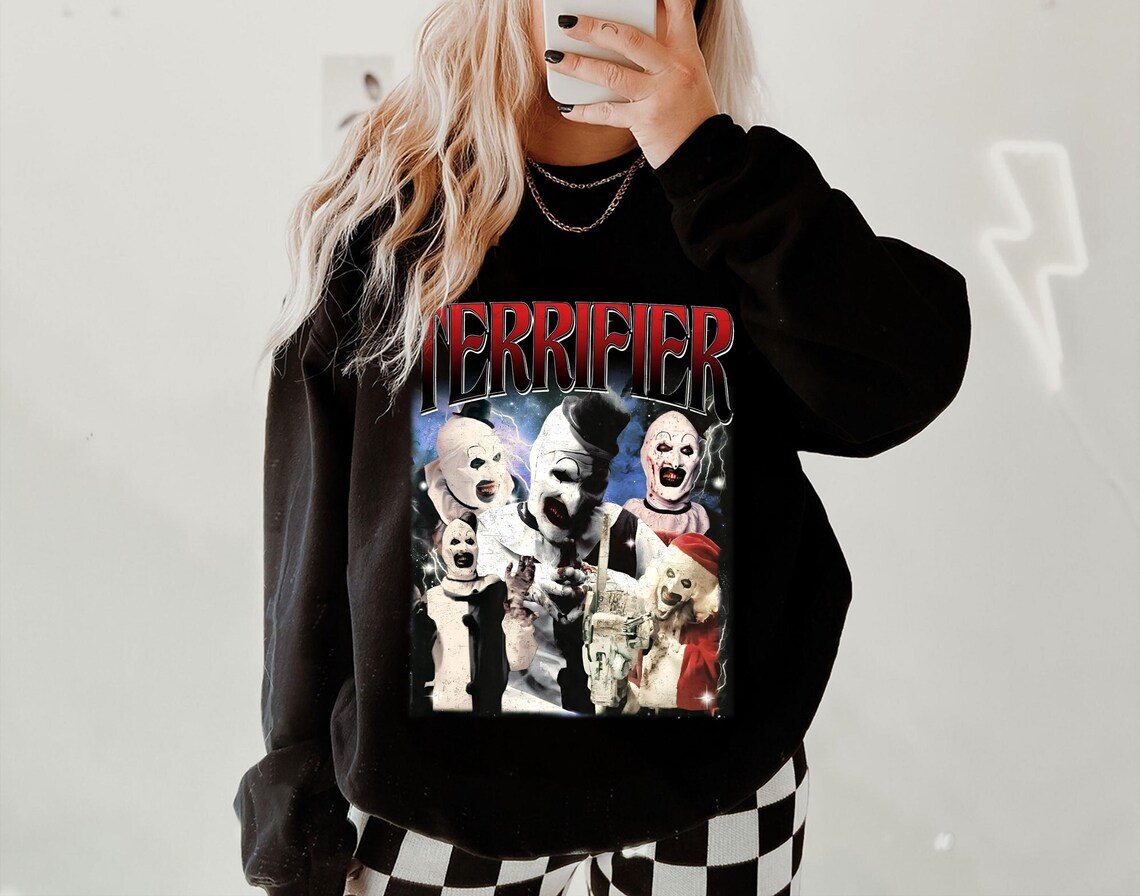 Terrifier Vintage 90s Png, Terrifier Bootleg Rap Png, Terrifier Vintage ...