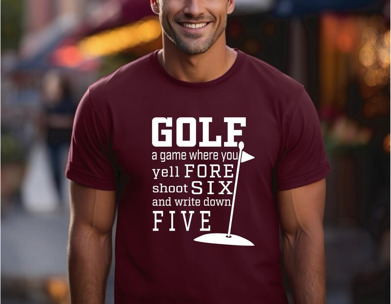 Funny Golf SVG | Golf Lover SVG | Yell Fore Shoot Six and Write Down ...