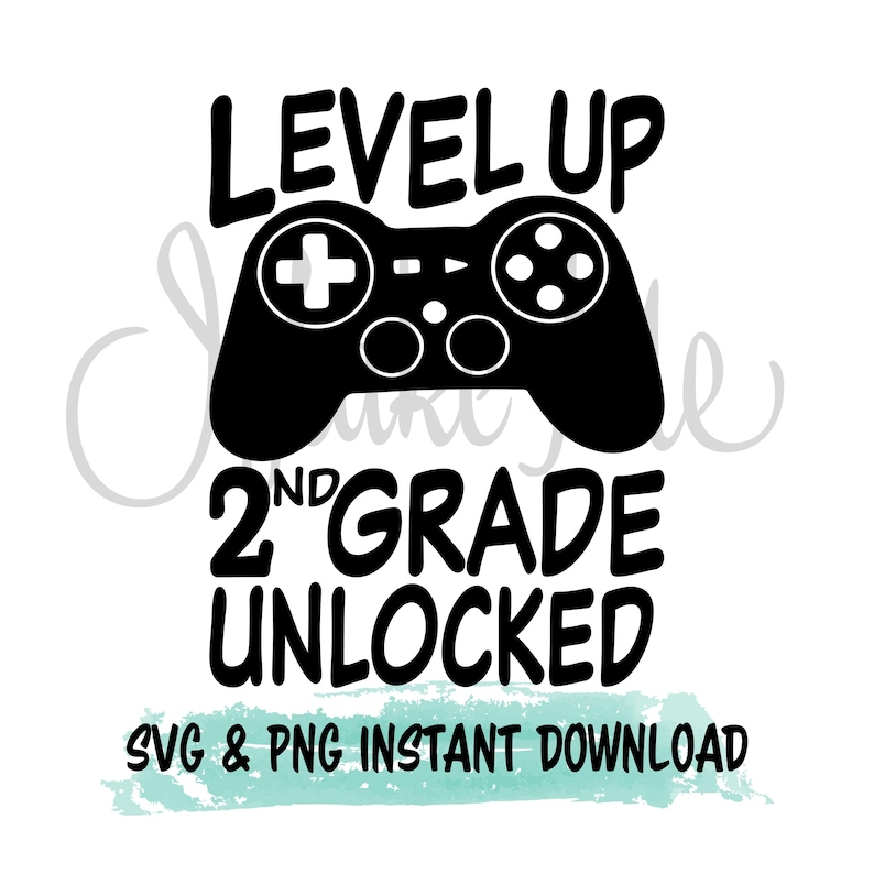 2nd Grade Unlocked SVG, Gamer Shirt PNG (digital Download) - Etsy