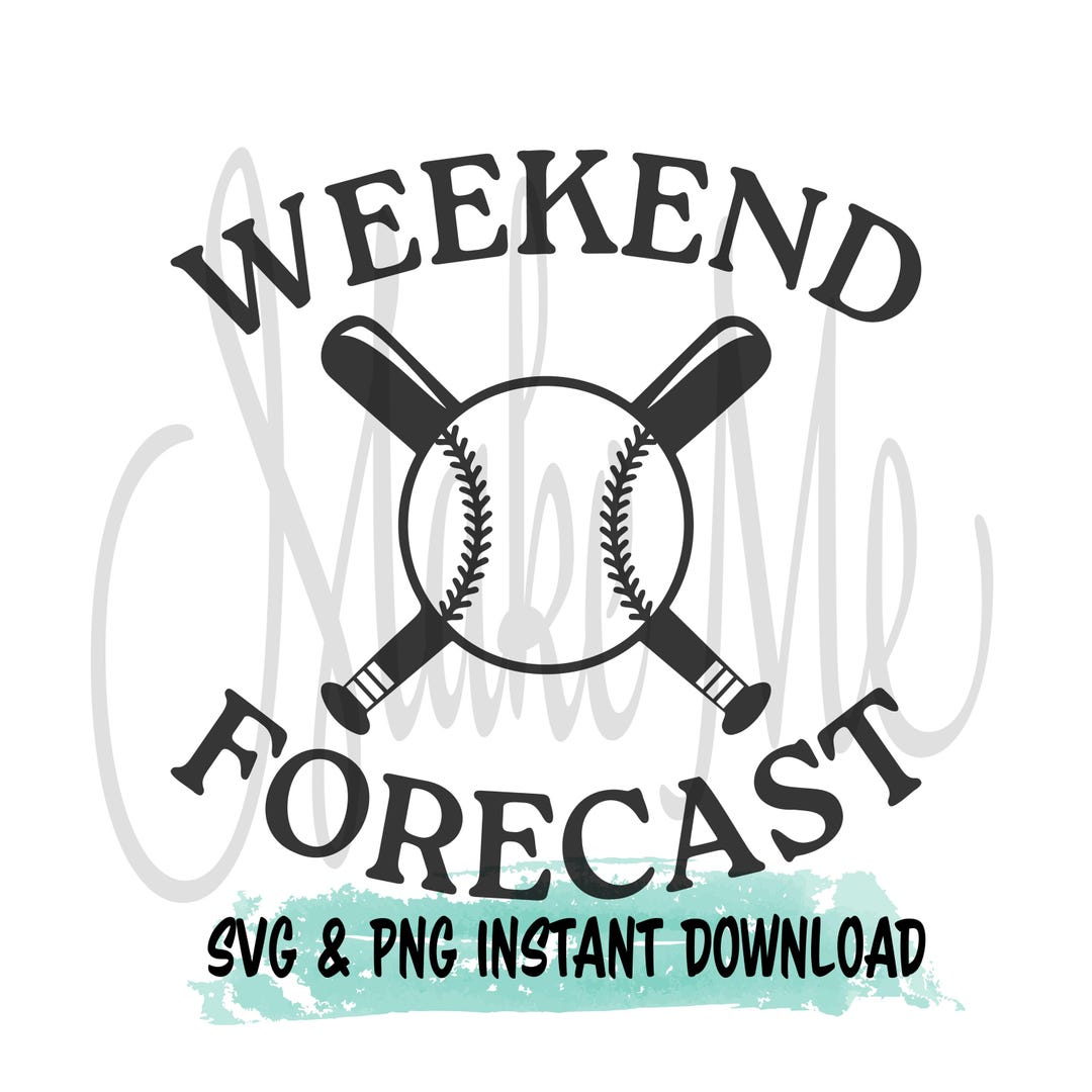 Baseball Svg | Softball Svg | Weekend Forecast | Baseball Lover Svgs ...