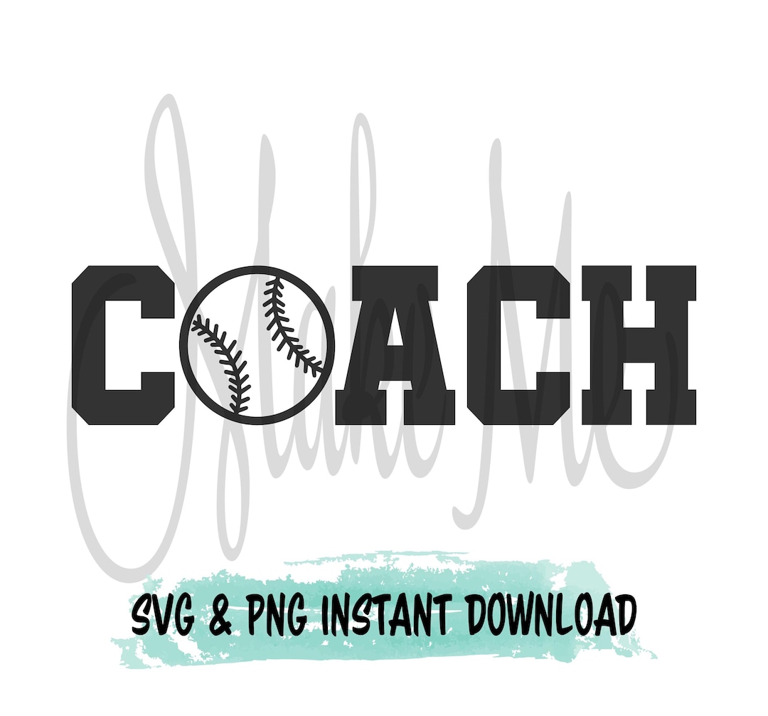 Baseball Cut File | Baseball Coach SVG | Baseball Coach Shirt SVG ...