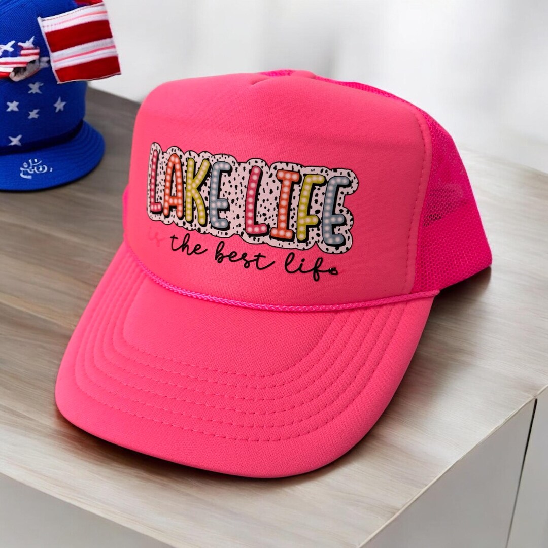 Lake Life Party Hat / Customizable Trucker Cap / Pool Party / Mexico ...