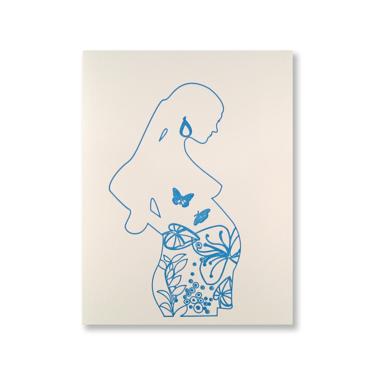 Letterpress Expectant Mother Card, Pregnancy, Congratulations Pregnant ...