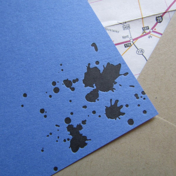 Splatter Map - Etsy