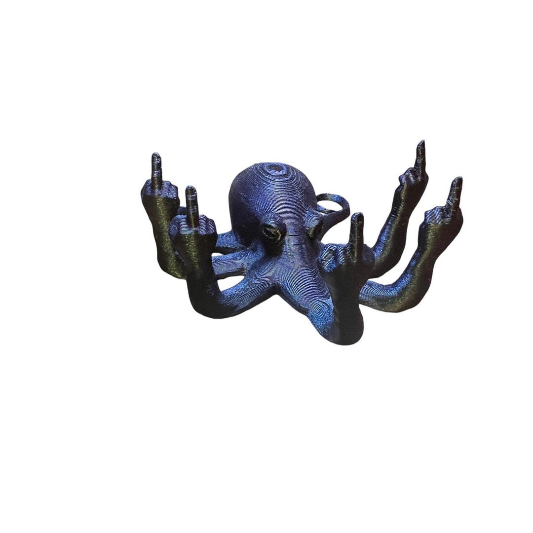 Middle Finger Octopus - Etsy
