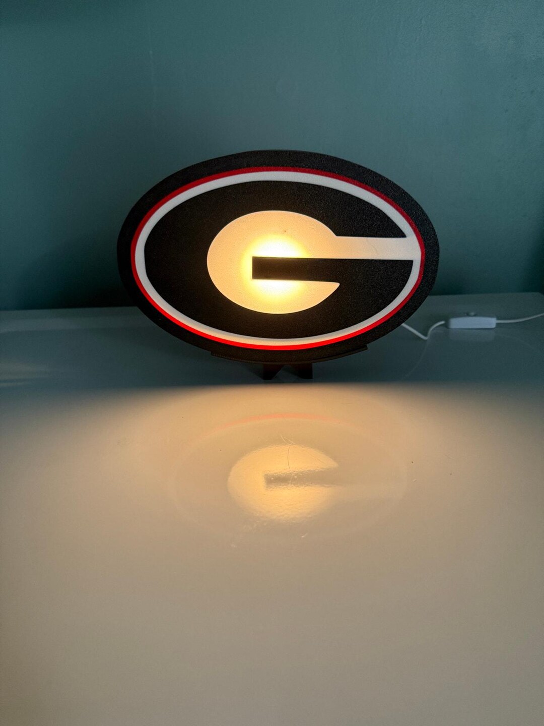 UGA Georgia Bulldogs Sign and Light Box With Stand - Etsy