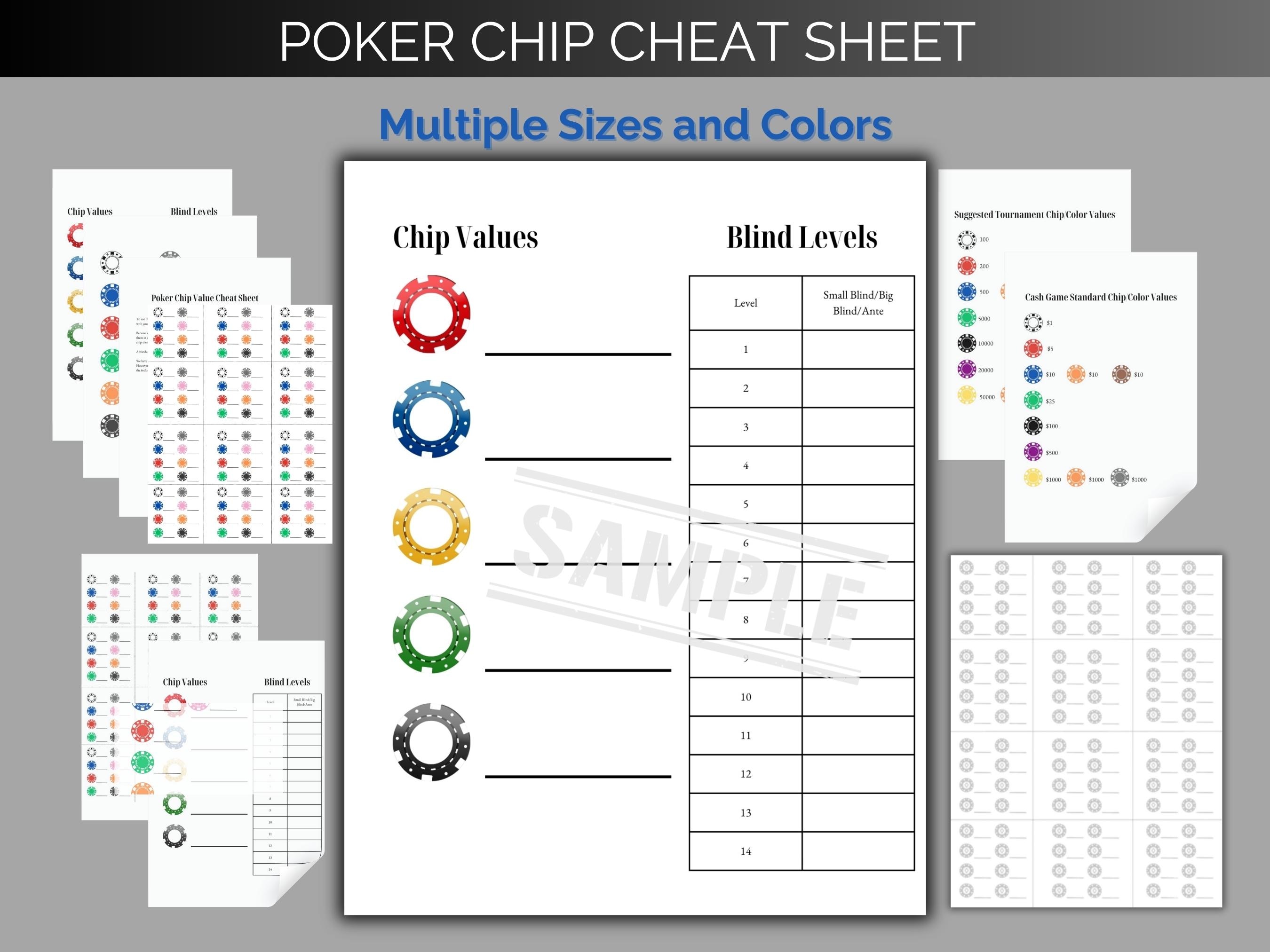 Poker Chip Stack Calculator
