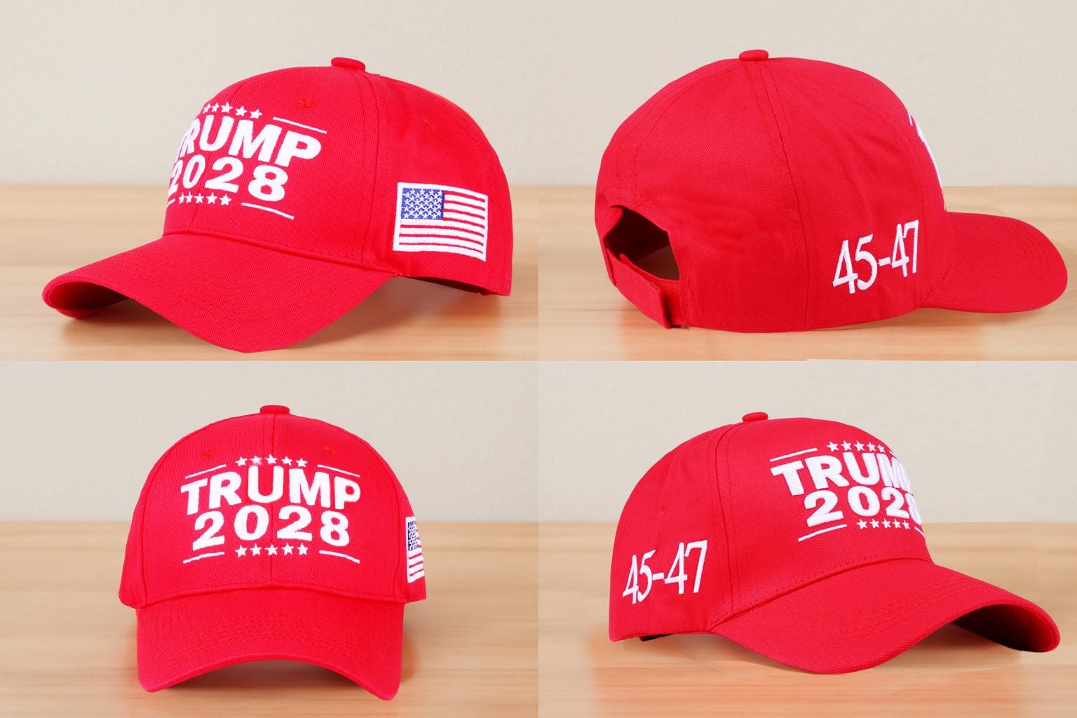 Trump 2028 Embroidered Trump 2028 Hat Cap Make America Great Again ...