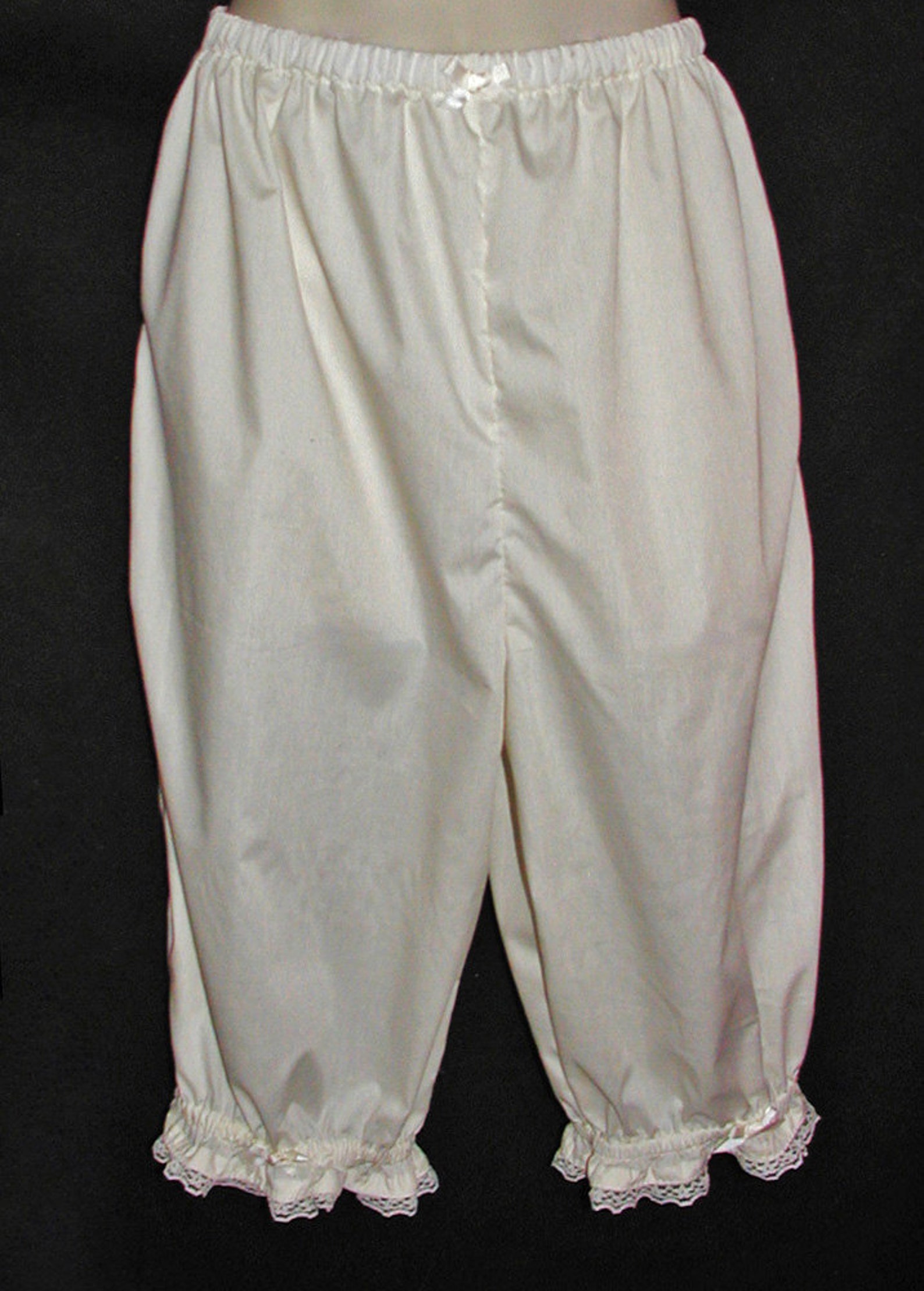 Ladies White Ruffled Bloomers Sizes XS to X/L - Etsy