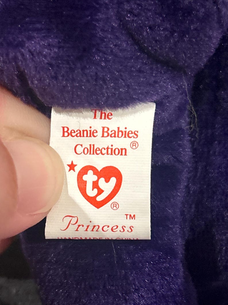 Princess Ty Beanie Baby Very Rare and Popular After the Passing of ...