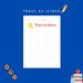 Trace as Letras Do Alfabeto - Alphabet Tracing Letters - Etsy