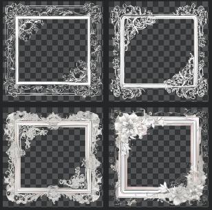 Line Picture Frame V2 , Digital Frames Clipart, Doodle Frames Clipart ...