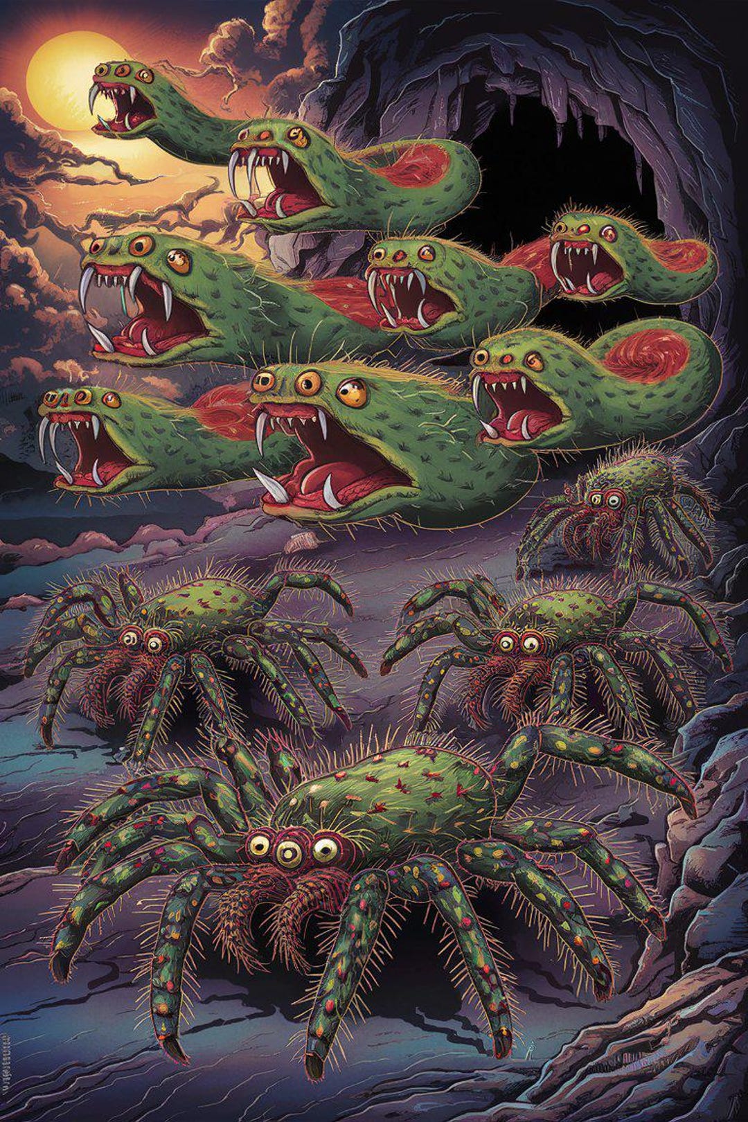 Creepy Cave Spiders - Etsy