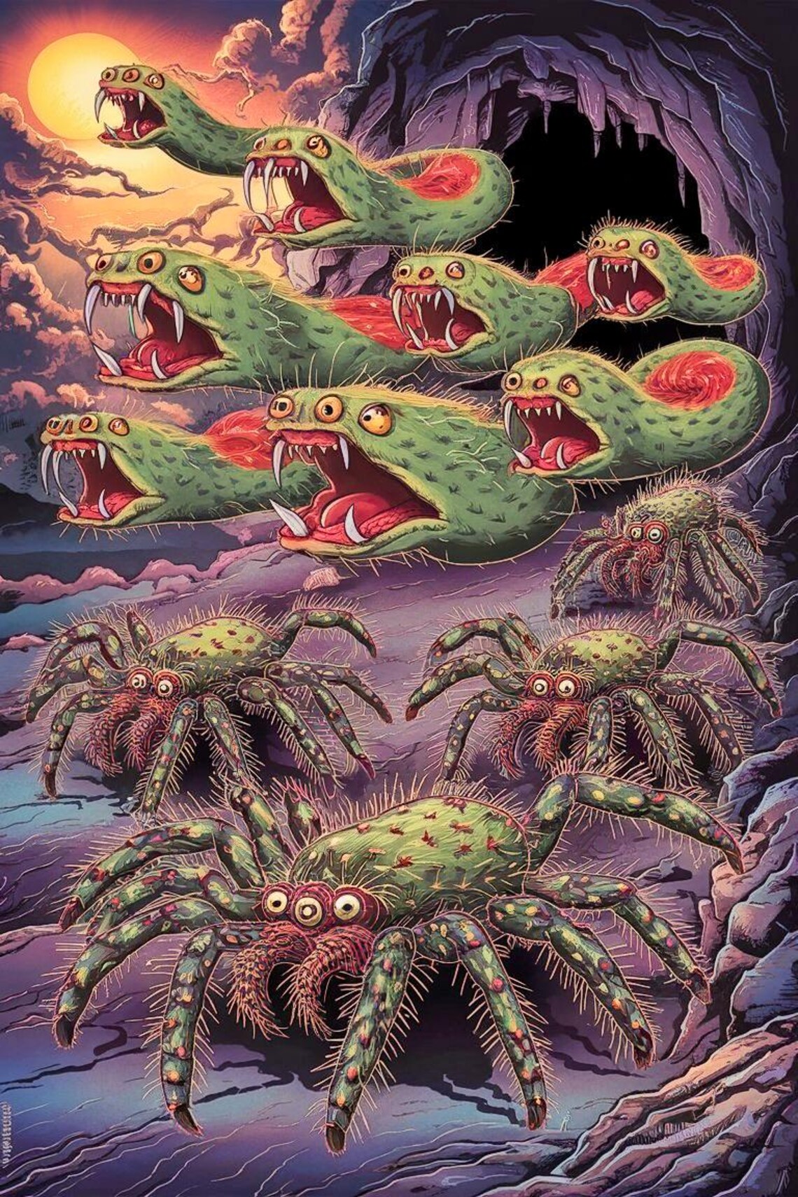 Creepy Cave Spiders - Etsy