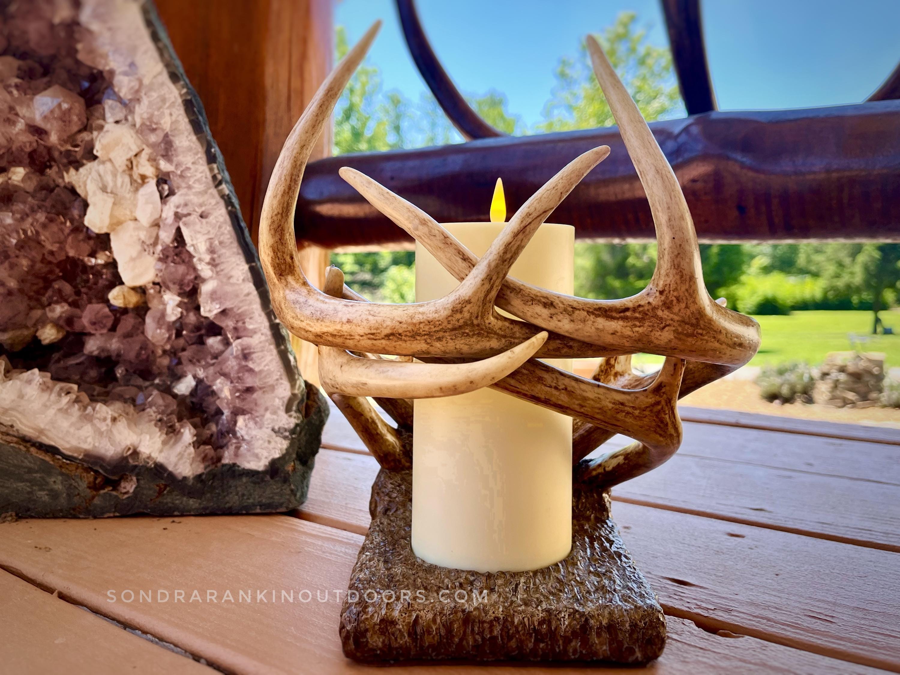 Whitetail Deer Antler Candle - Etsy