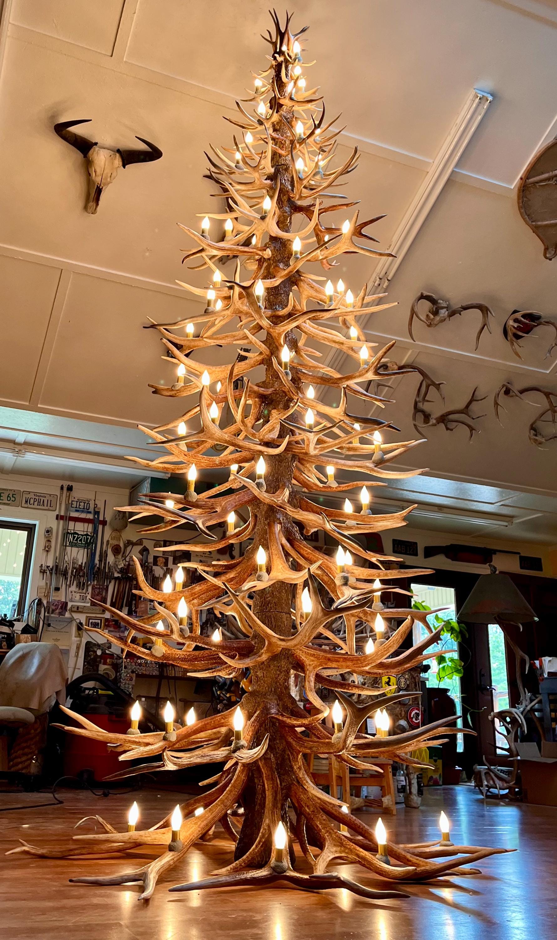 Elk and Whitetail Antler Christmas Tree - Etsy