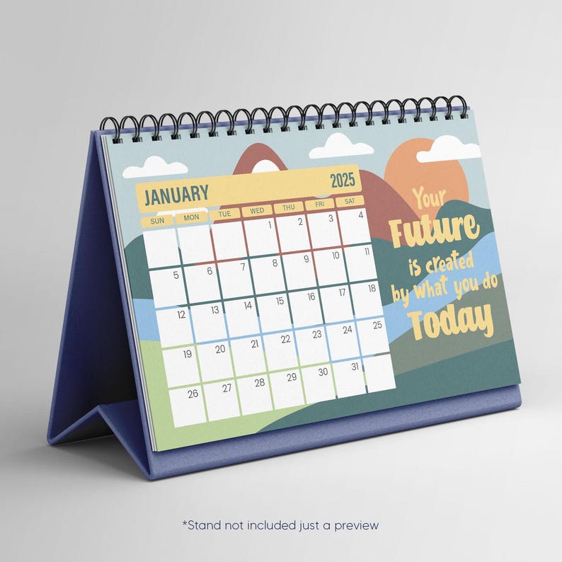 2025 Inspirational Quotes Desk Calendar - Etsy