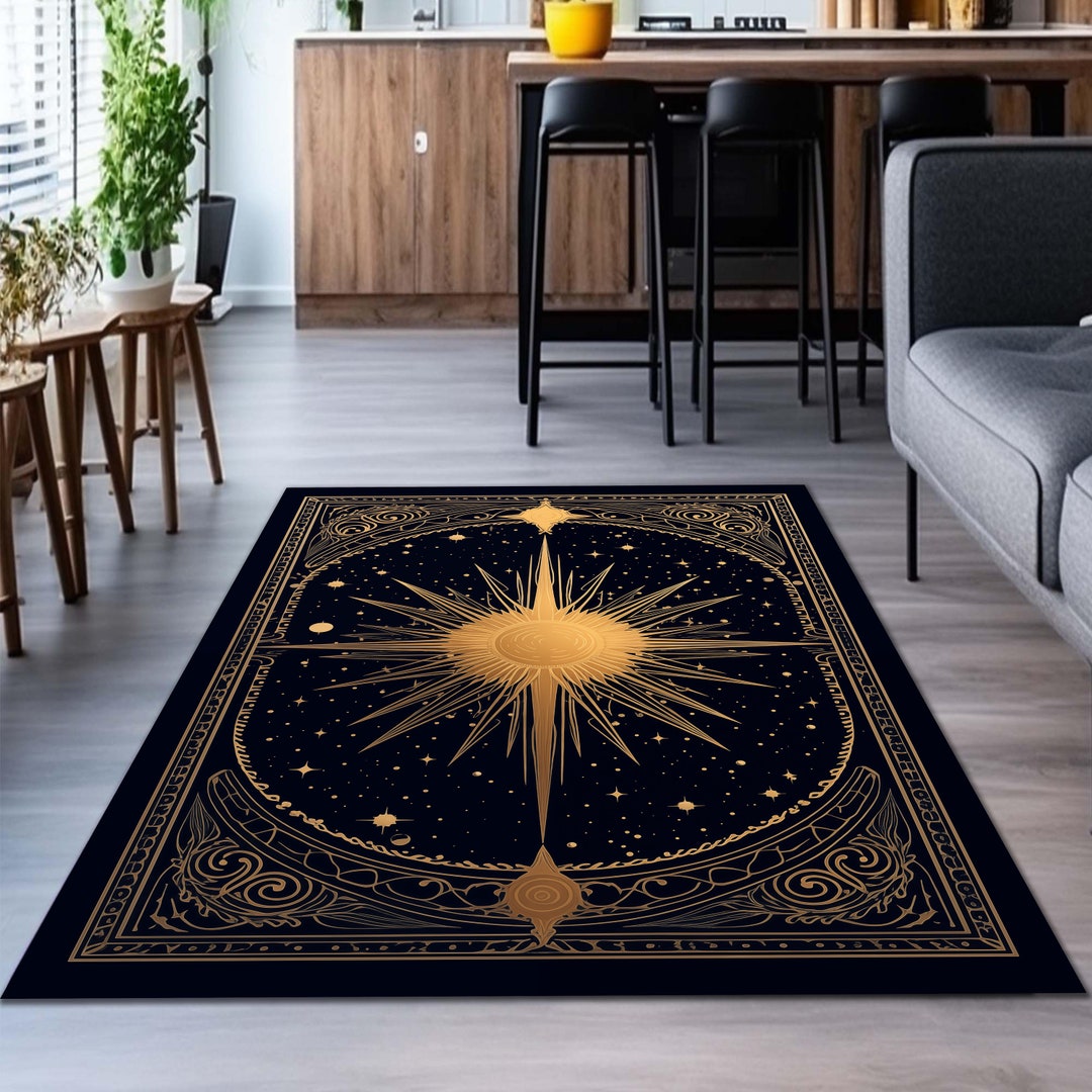 Sun Moon Tarot Rug: Astrology Myth Theme Area Rug - Etsy