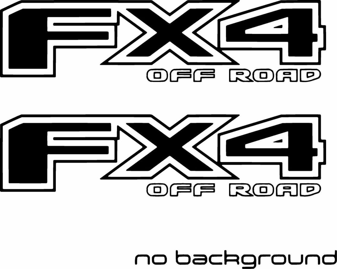 2x FX4 off Road Sticker Vinyl Decal Truck Bed Side F150 F250 Offroad ...