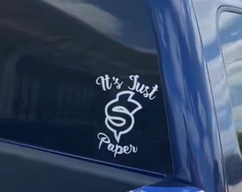 Its Just Paper Decal - Etsy