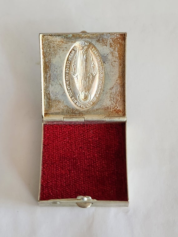 vintage Sacred Heart mother Mary box - Gem