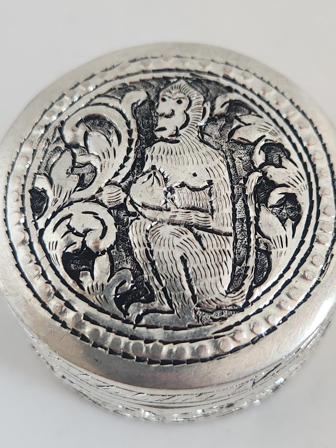 Little Silver Monkey Box - Etsy