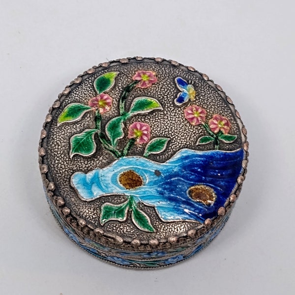 Enamel Trinket Box - Etsy