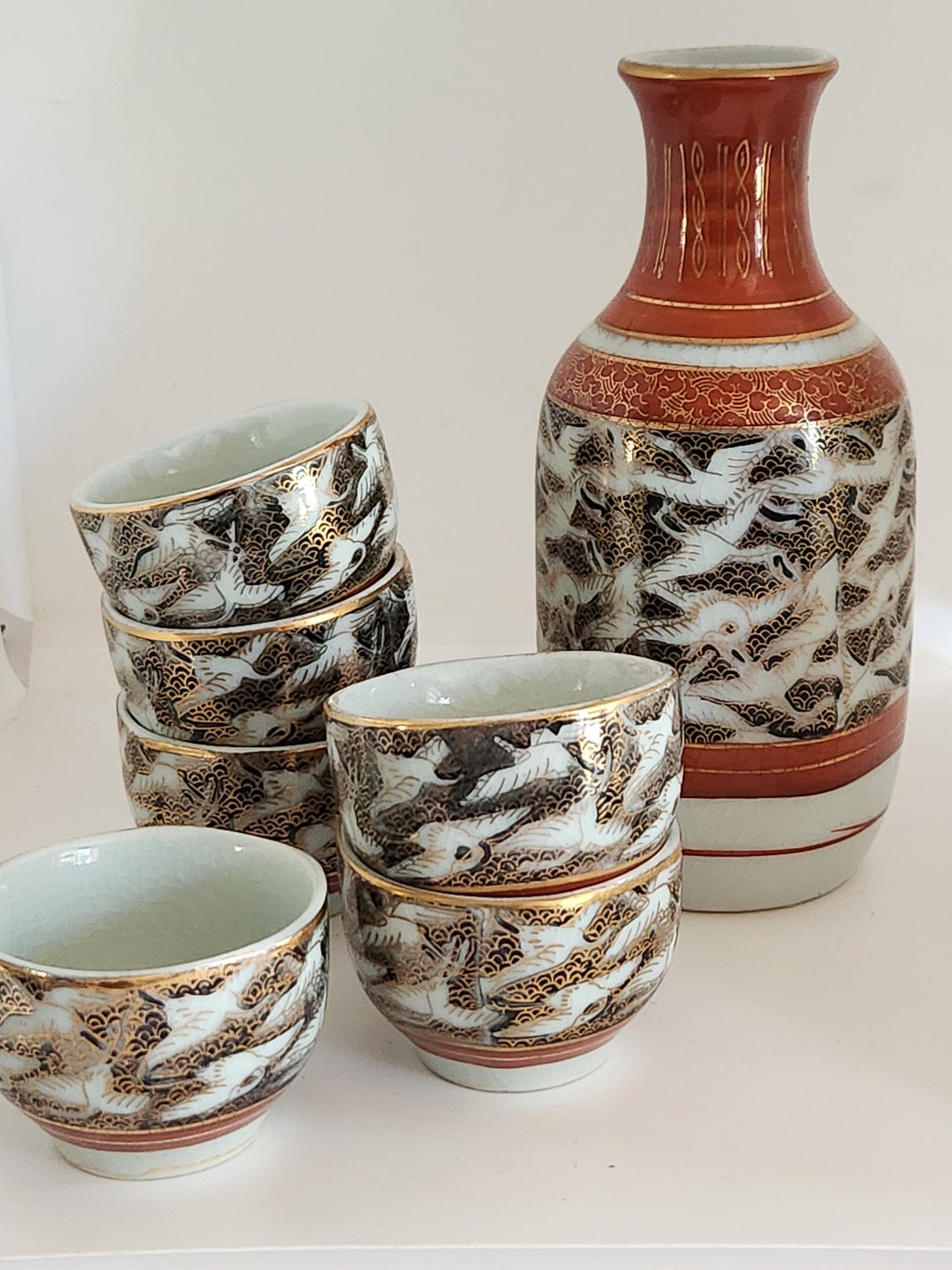 Vintage Japanese Sake Set - Etsy