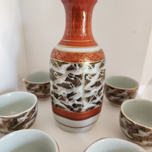 Vintage Japanese Sake Set - Etsy
