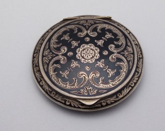 Antique Sterling Silver Mirror - Etsy