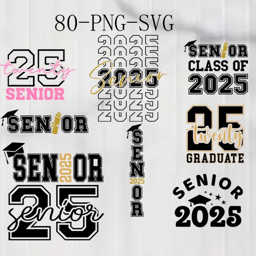 2025 Graduate Pattern SVG Capturing the Glorious Moments of Youth - Etsy