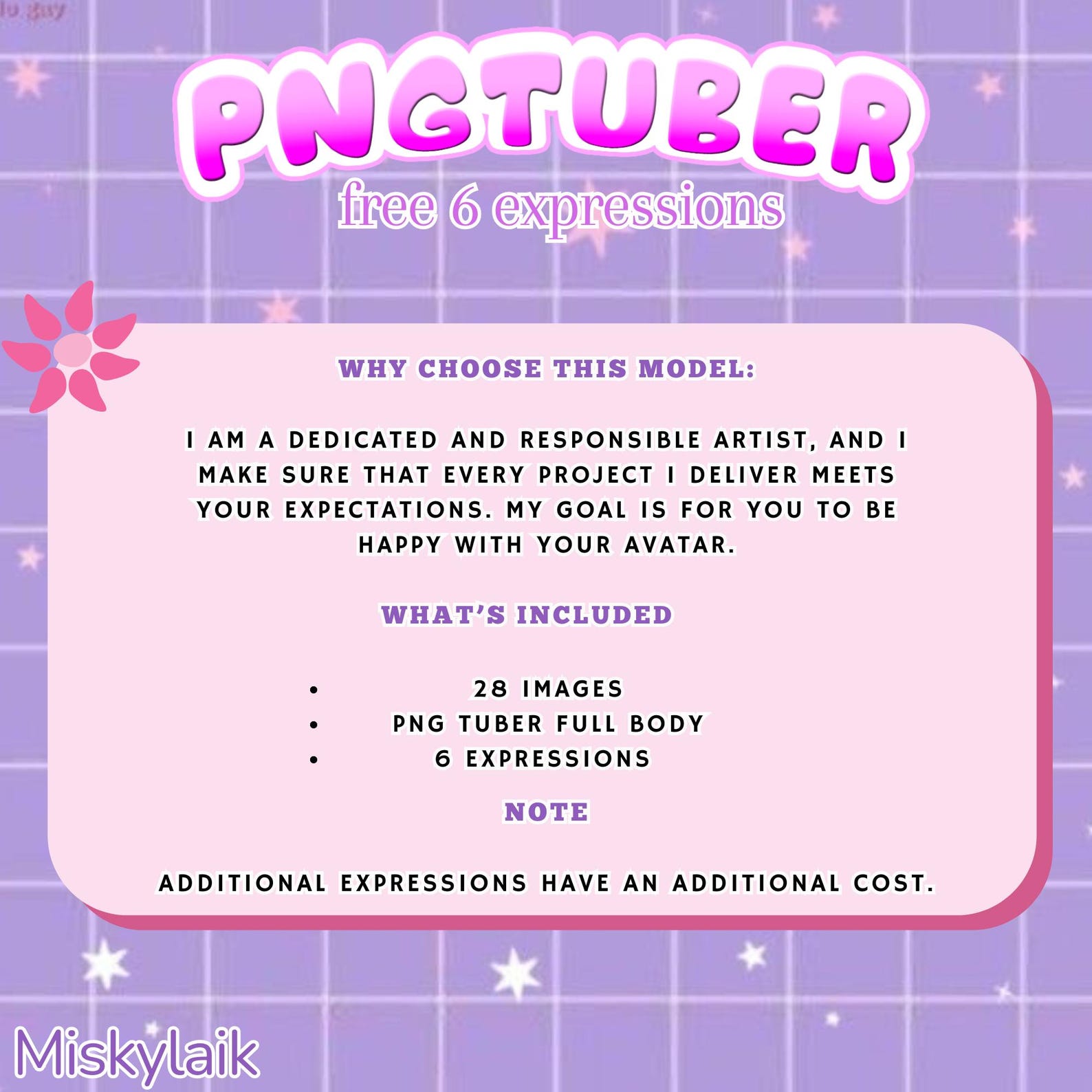 Pngtuber/cutie Girl-style Pngtuber for Casual Streaming/6 Free ...