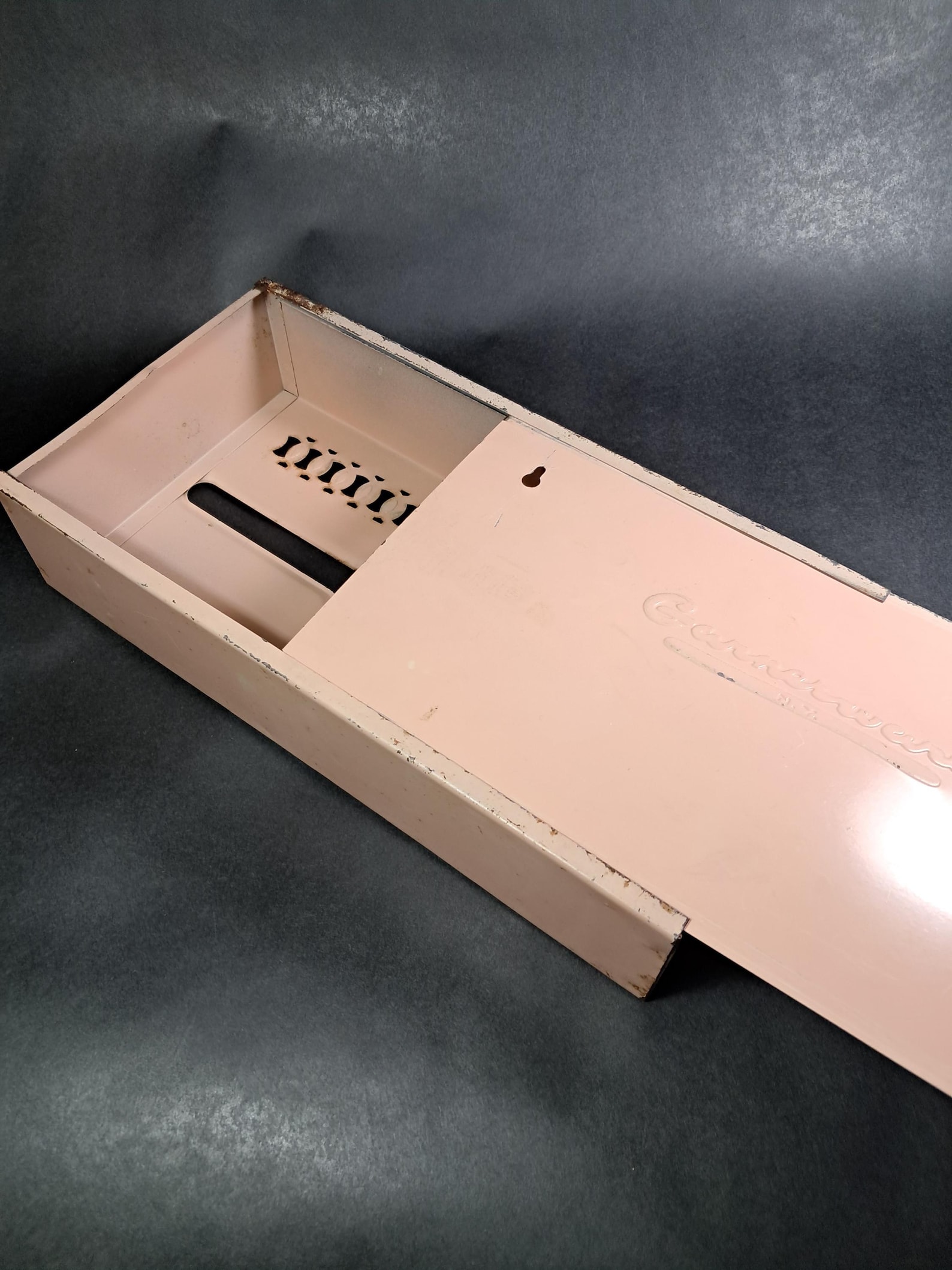 Vintage Tissue Box Cover Pink Peach Floral Rectangular MCM 1950s - Etsy