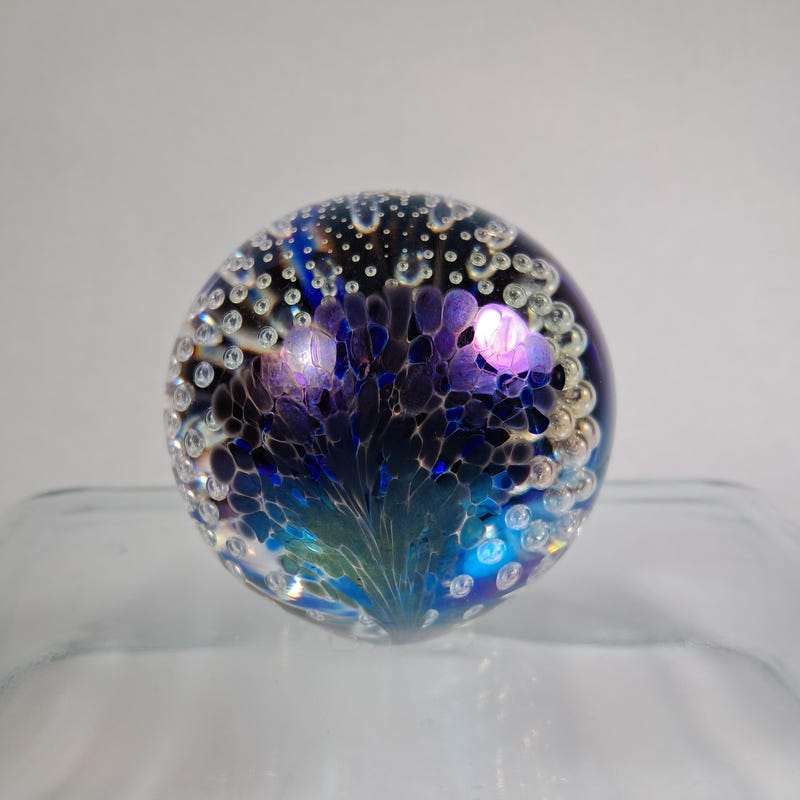 Purple Paperweight - Etsy